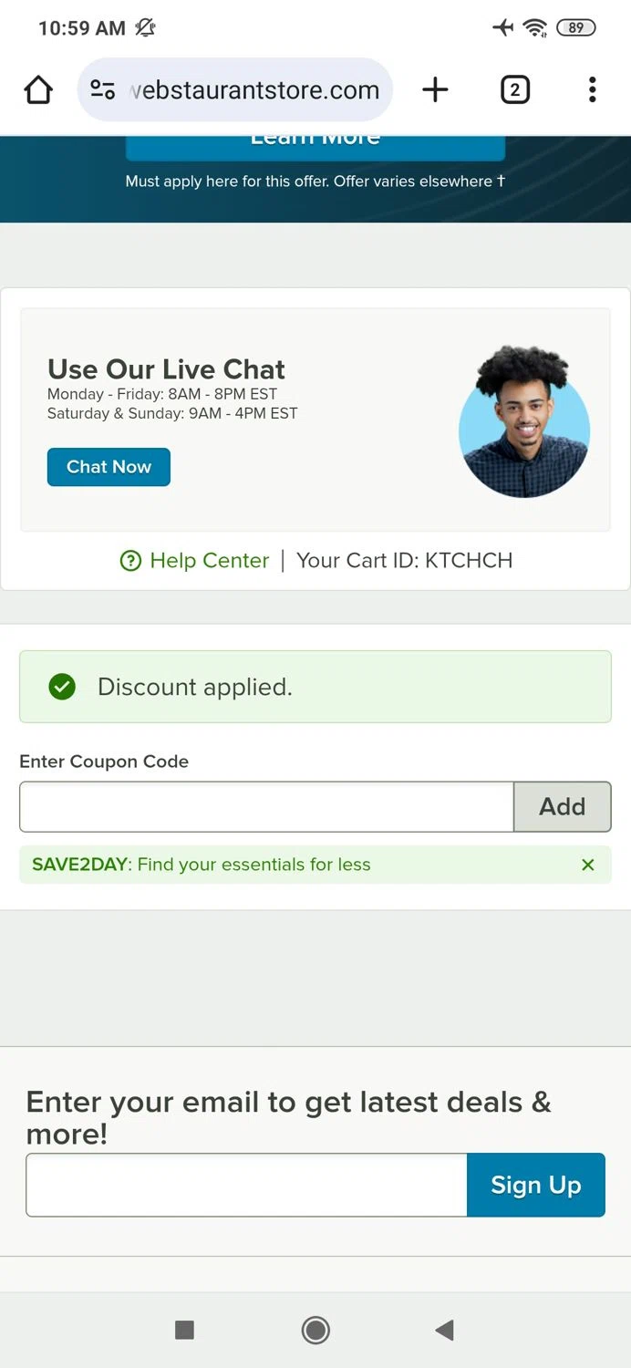 Webstaurant Store Promo Codes - 25% Off Sep 2025