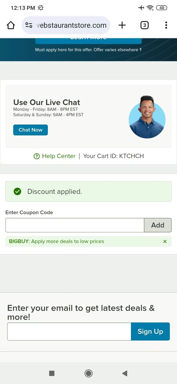 Webstaurant Store Promo Codes - 25% Off Sep 2025