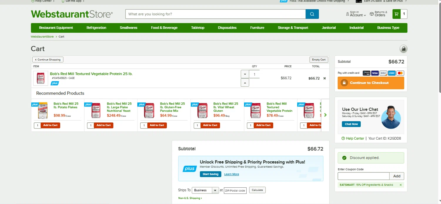 Webstaurant Store Promo Codes - 10% Off Oct 2025