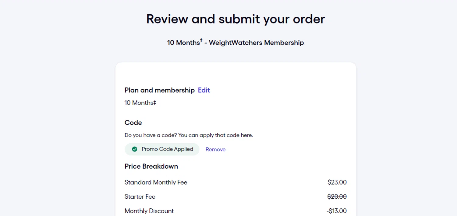 WeightWatchers Promo Codes - $10 Off | August 2024