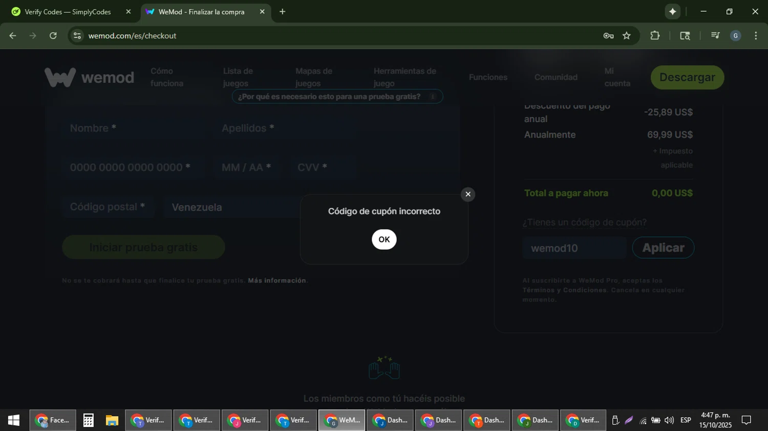 WeMod Promo Codes - 100% Off Coupons Oct 2025