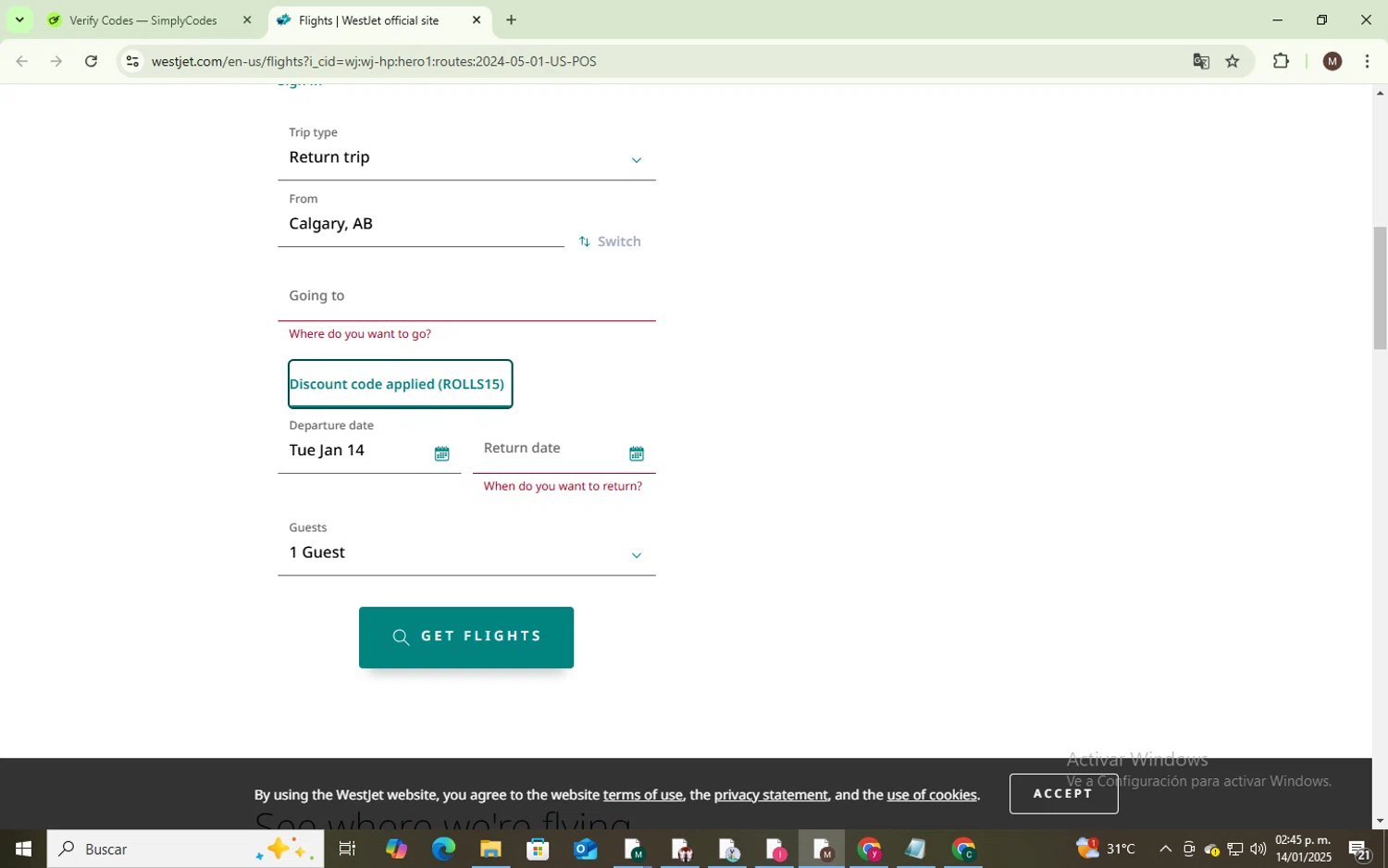 WestJet Promo Codes - 15% Off Coupons Sep 2025