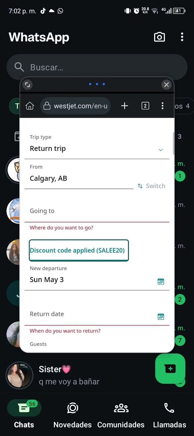 WestJet Promo Codes - 20% Off (5 Verified) May 2026