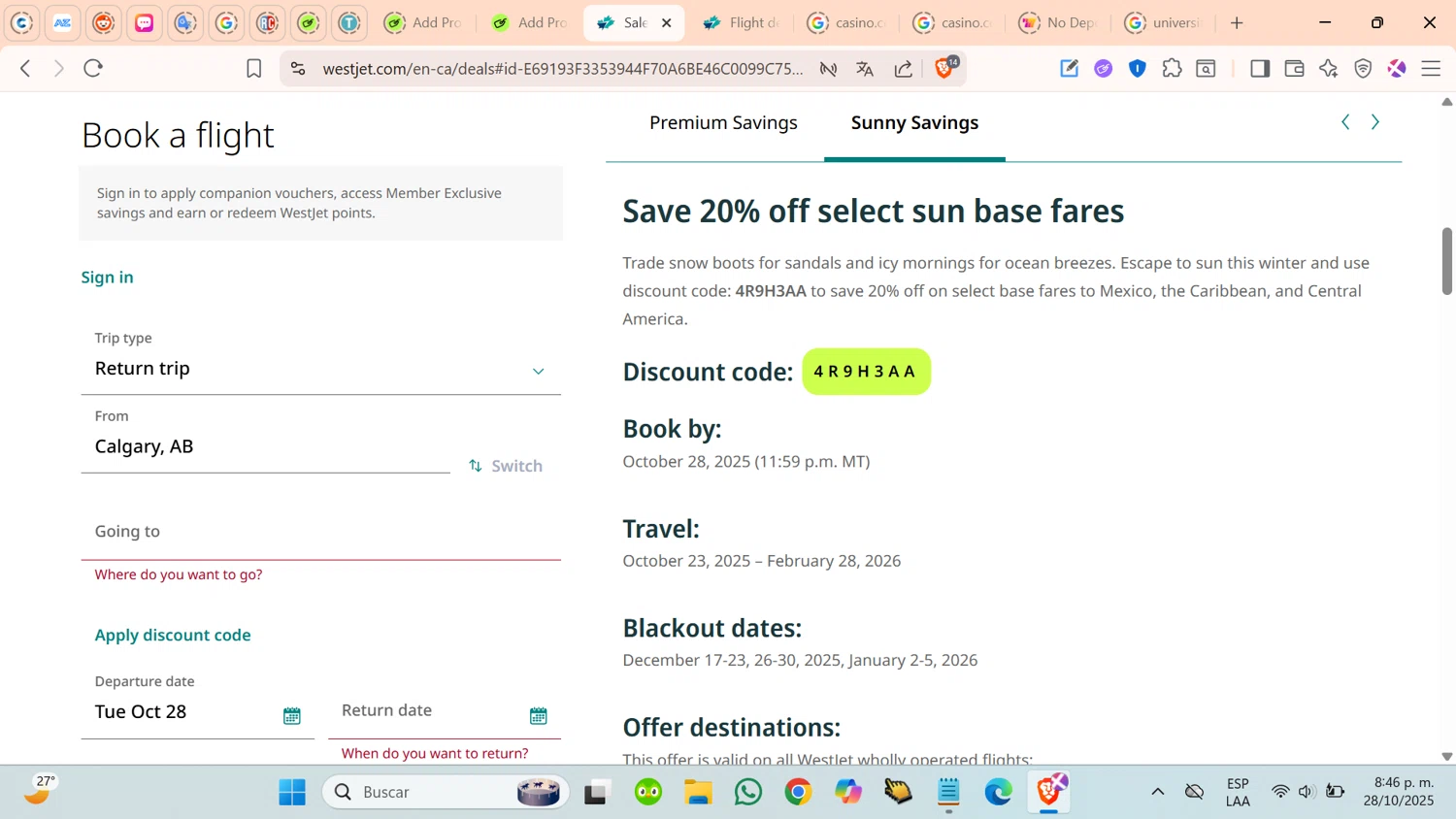 WestJet Promo Codes - 15% Off (4 Verified) Dec 2025