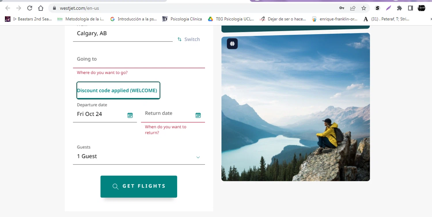 WestJet Promo Codes - 15% Off (2 Verified) Dec 2025