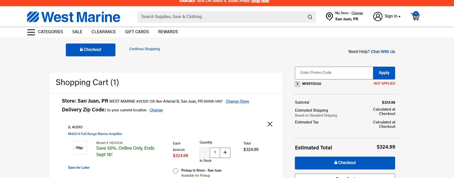 West Marine Promo Codes - 10% Off | September 2024