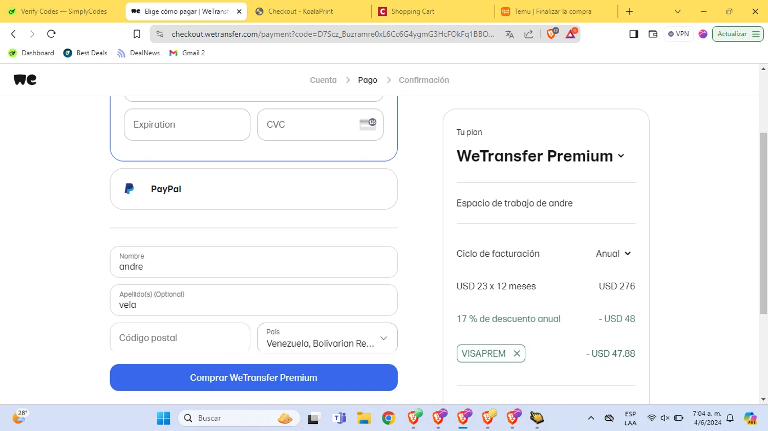 WeTransfer Promo Codes - 17% Off | September 2024