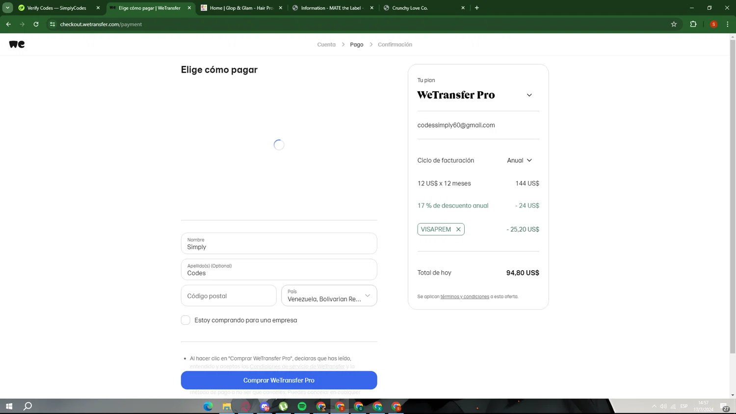 WeTransfer Promo Codes - 17% Off | September 2024