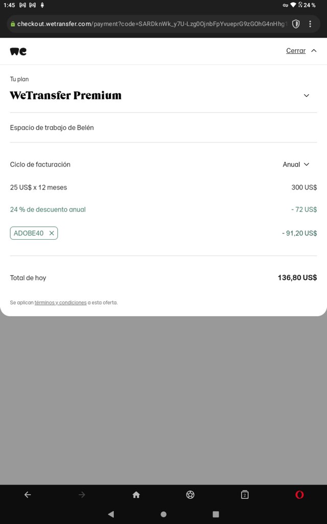 WeTransfer Promo Codes (1 Verified) - 40% Off Feb 2025