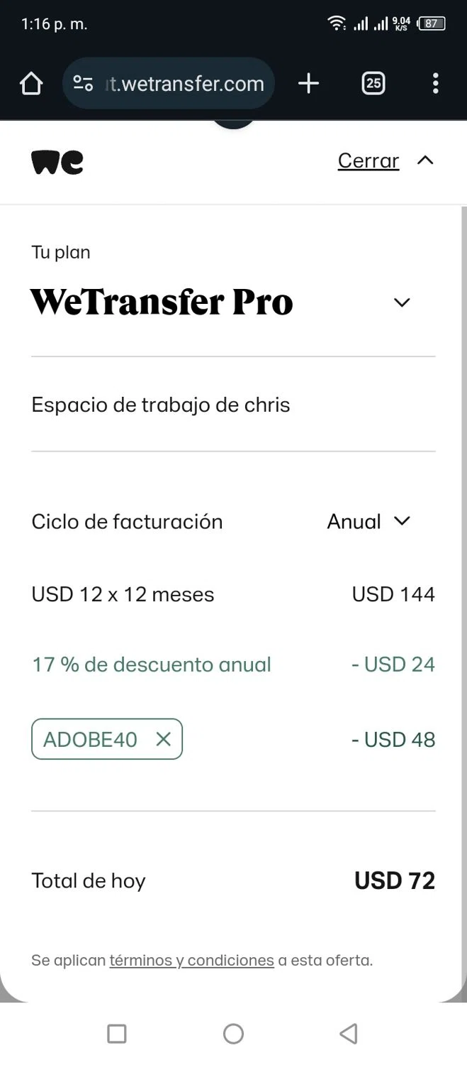 WeTransfer Promo Codes - 25% Off Coupons Jan 2025
