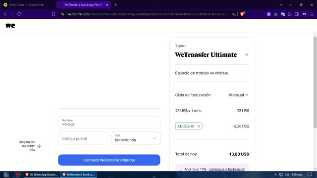 WeTransfer Promo Codes (3 Verified) - 40% Off May 2025