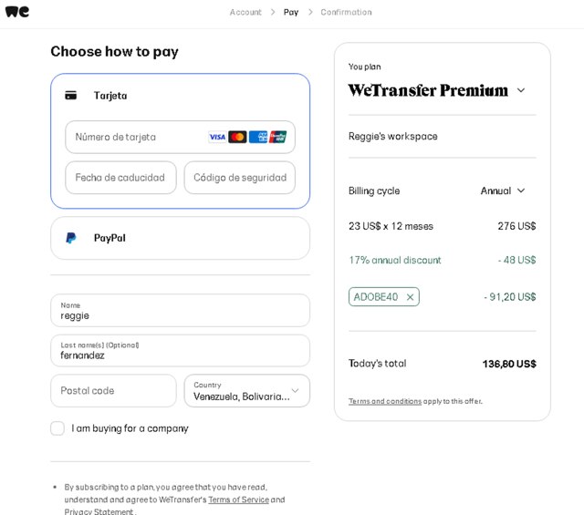 WeTransfer Promo Codes & Black Friday 2024 Deals - 40% Off