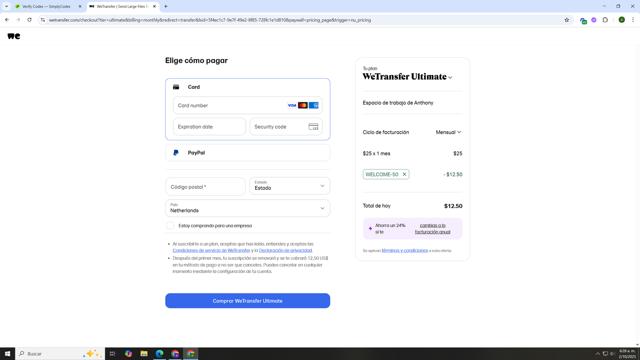WeTransfer Promo Codes (4 Verified) - 40% Off Oct 2025