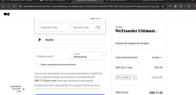WeTransfer Promo Codes (4 Verified) - 40% Off Oct 2025