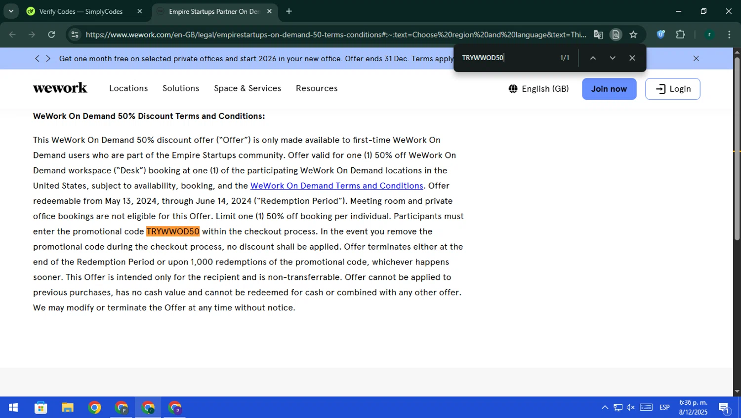 Wework Promo Codes - 15% Off (2 Verified) Jan 2026