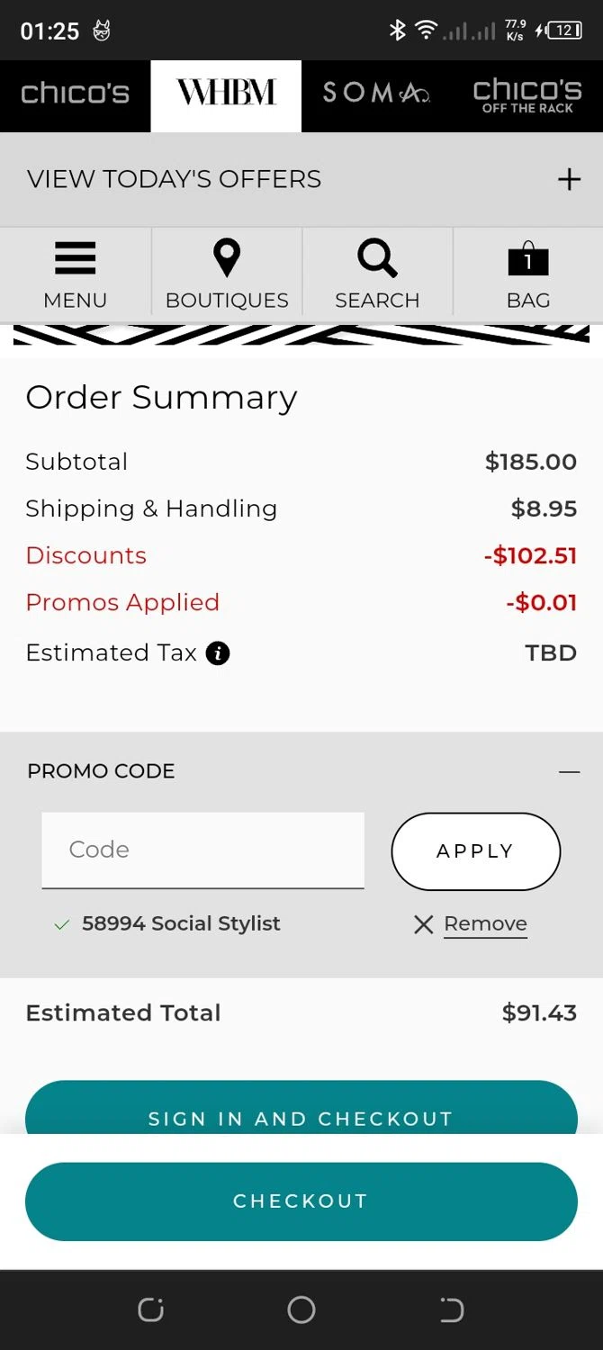 White House Black Market Coupons - 25% Off | November 2024