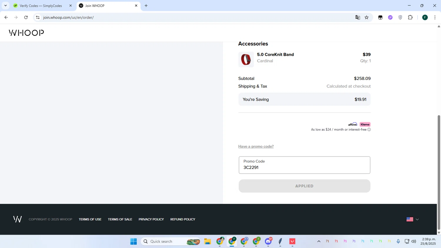 Whoop Promo Codes (21 Verified) - 25% Off Sitewide Sep 2025