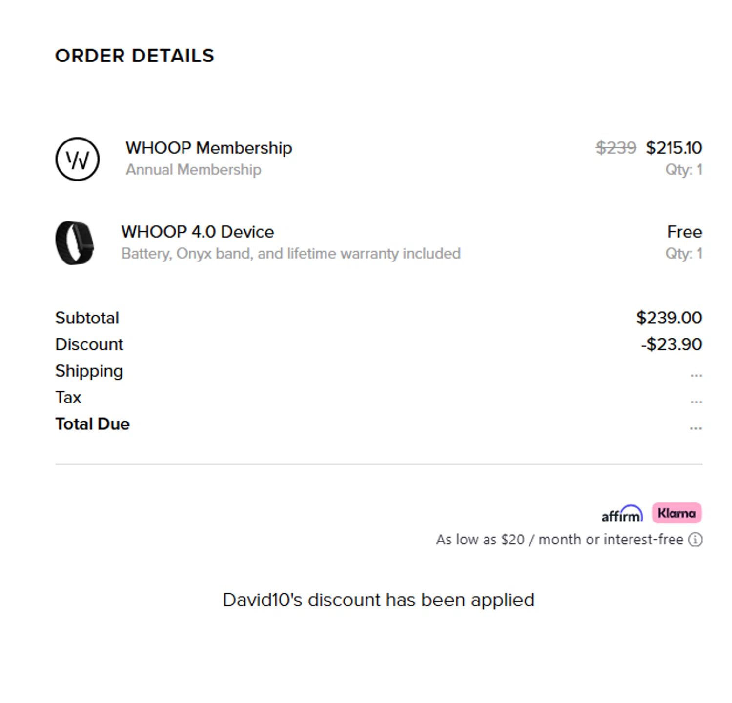 Whoop Discount Codes - 10% Off | December 2024