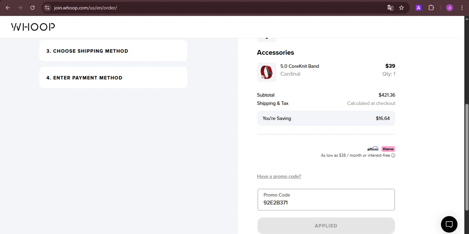 Whoop Promo Codes (17 Verified) - w/Code Oct 2025