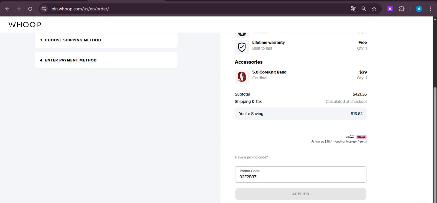 Whoop Promo Codes (17 Verified) - w/Code Oct 2025