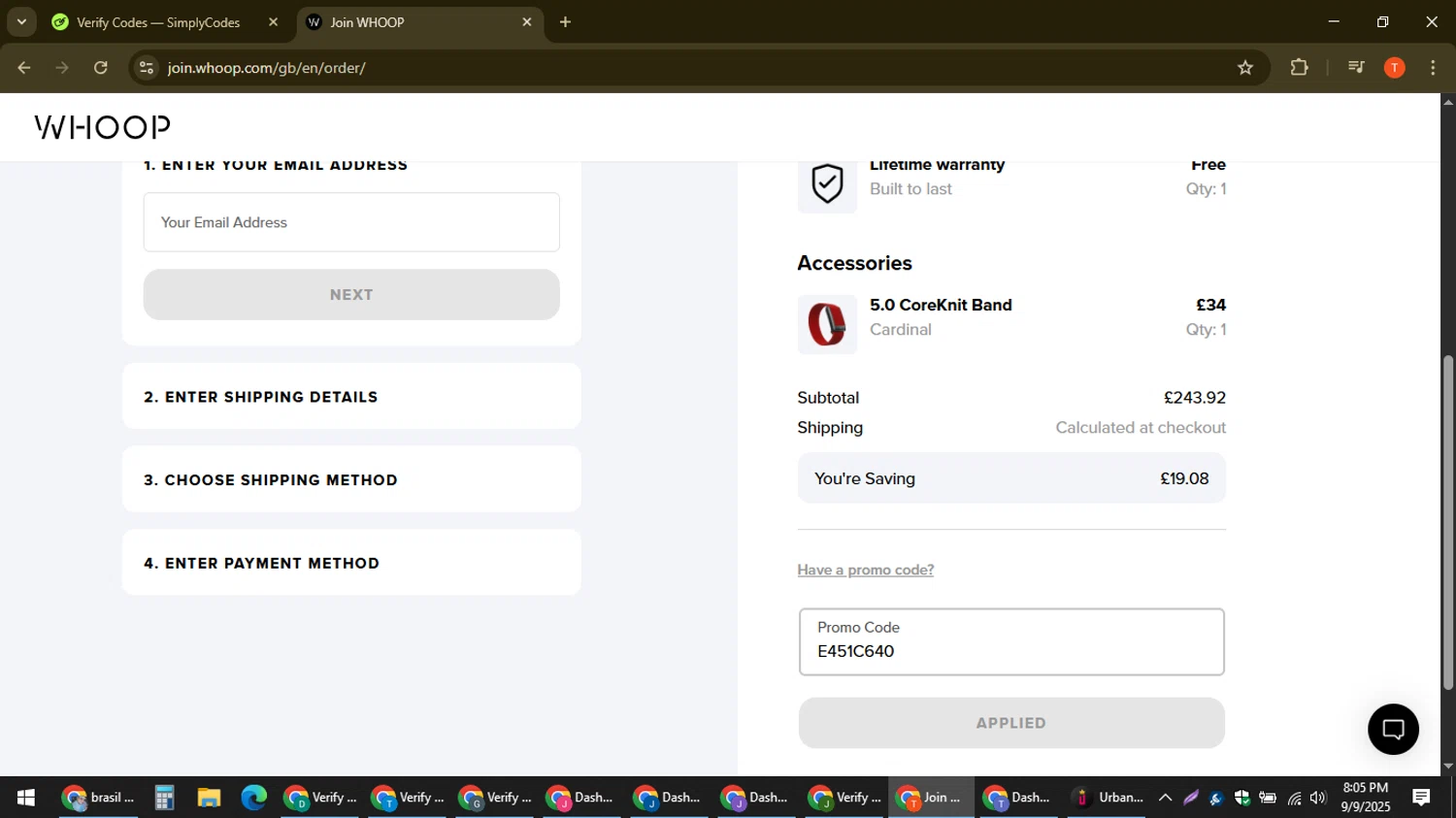 Whoop Promo Codes (21 Verified) - 25% Off Sitewide Sep 2025