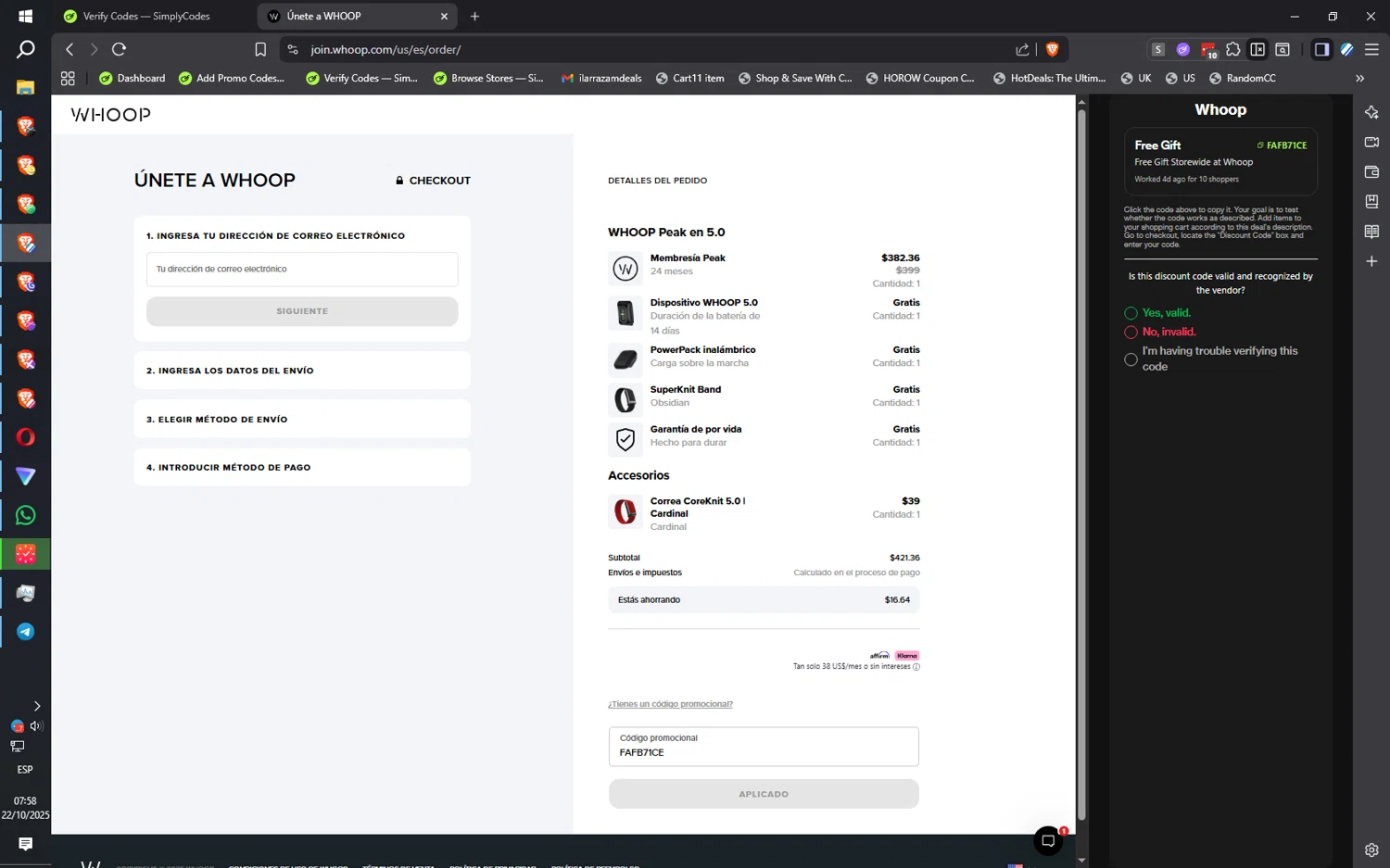 Whoop Promo Codes (17 Verified) - w/Code Oct 2025