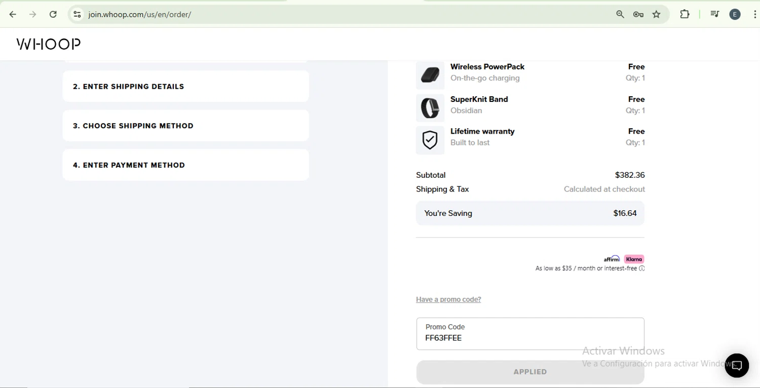 Whoop Promo Codes - 15% Off (12 Verified) Jan 2026