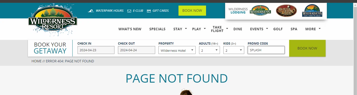 Wilderness Resort Promo Codes - $25 Off Coupons in August 2024 ...