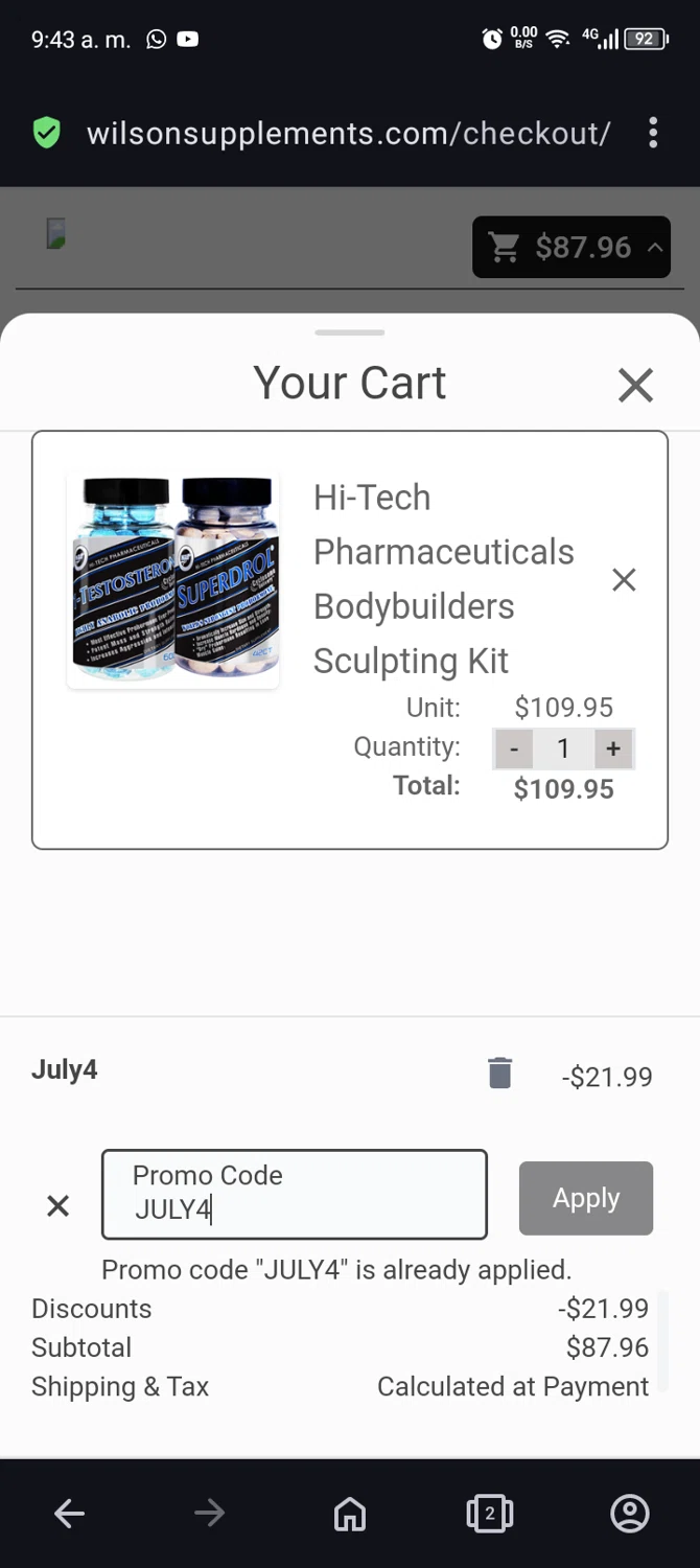 Wilson Supplements Coupon Codes - 15% Off Discount Codes in August 2024 ...