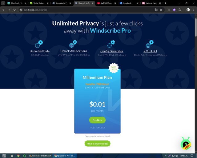 Windscribe Promo Codes (2 Verified) - $5 Off w/Code Jul 2025