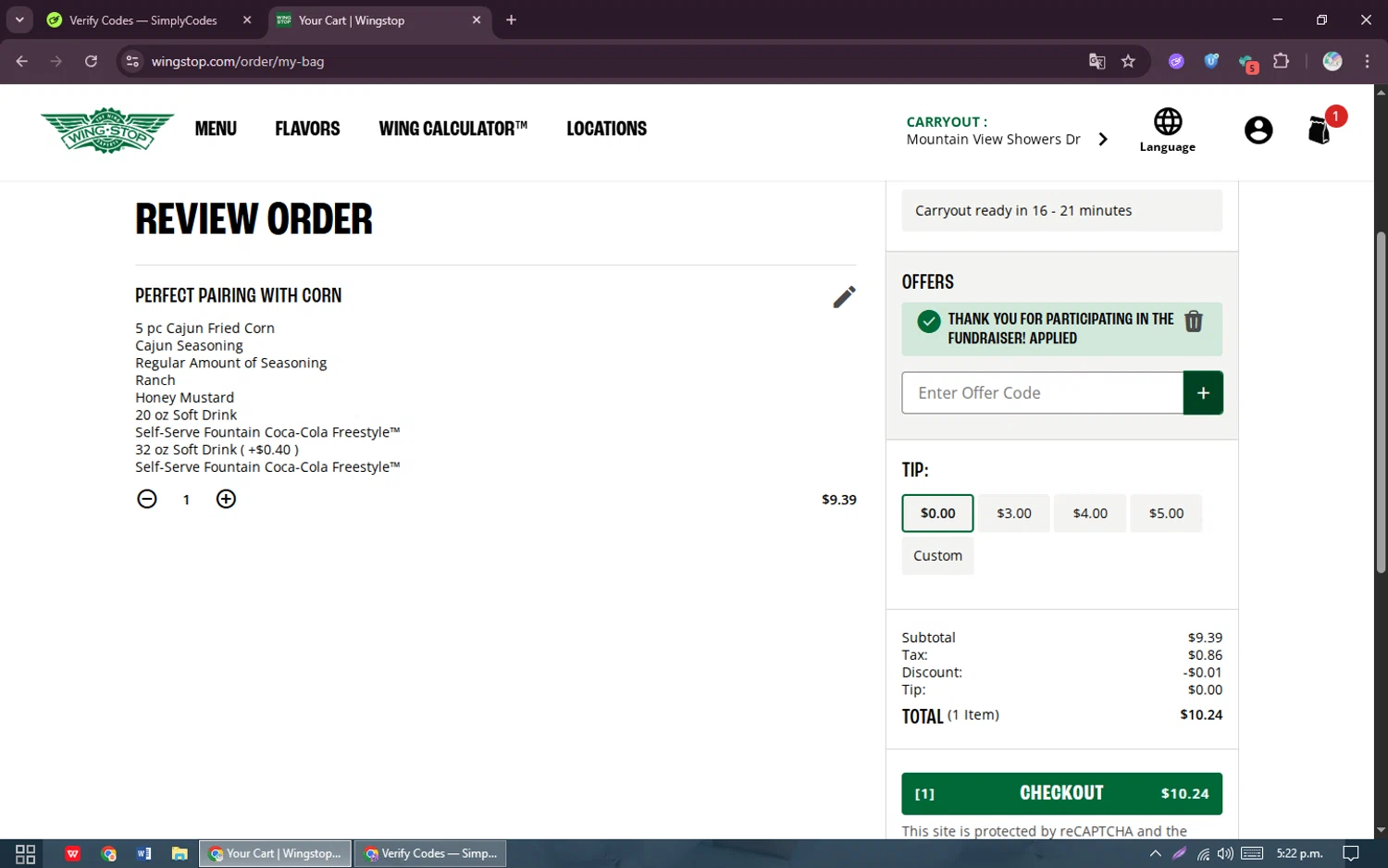 Wingstop Promo Codes - 5% Off (1 Verified) Dec 2025