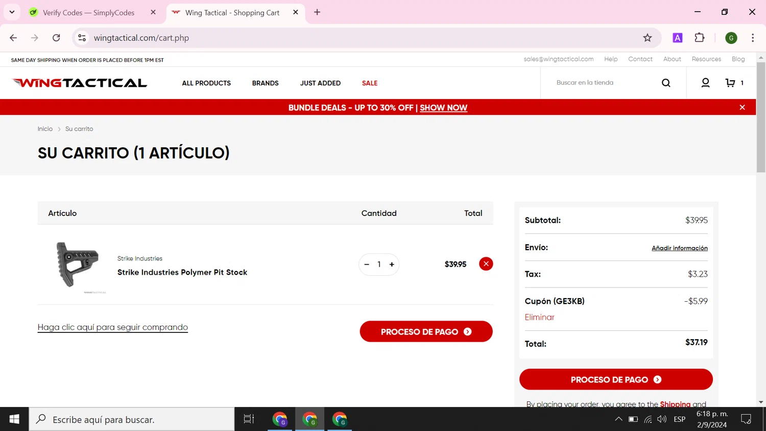 Wing Tactical Coupon Codes - up to 10% Off | October 2024