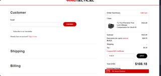 Wing Tactical Promo Codes - 20% Off Coupons Aug 2025