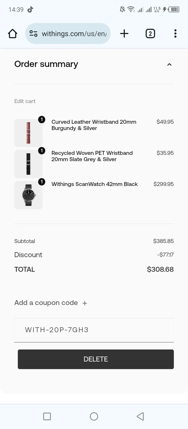 Withings Promo Codes – 20% Off | July 2024