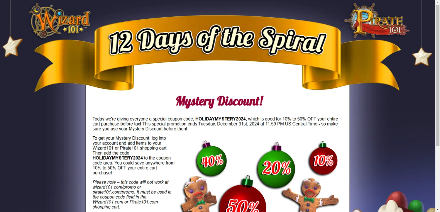 Wizard101 Promo Codes - 50% Off Coupons Jun 2025