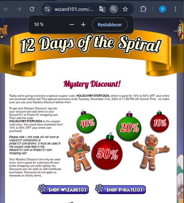 Wizard101 Coupon Codes (1 Verified) - 50% Off Mar 2025
