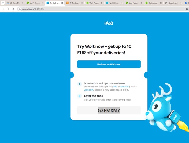 Wolt Promo Codes (4 Verified) - 20% Off w/Code Jul 2025