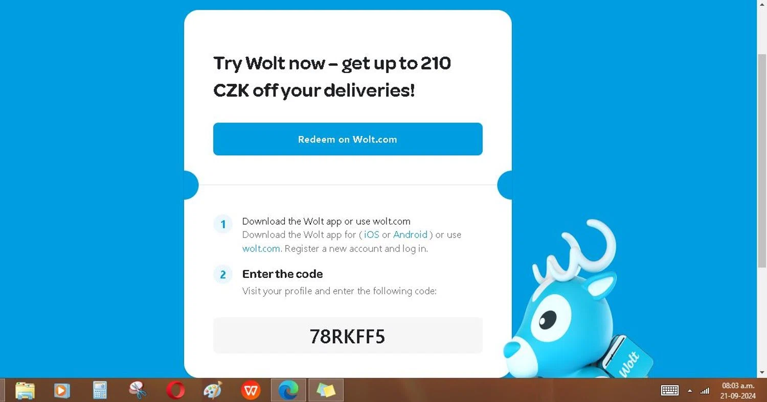Wolt Promo Codes - $6 Off | October 2024