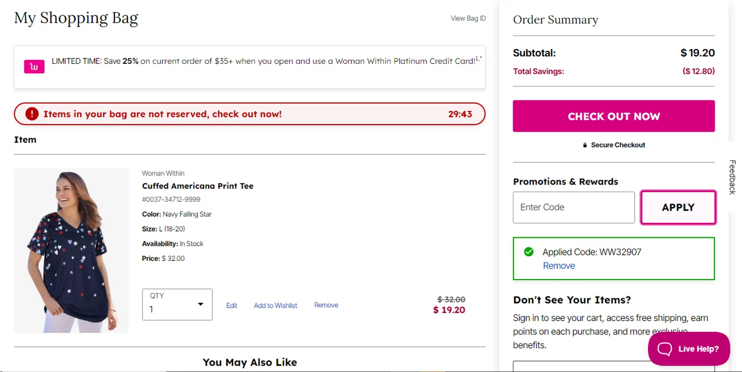 Woman Within Promo Codes - 60% Off (Verified) Nov 2025