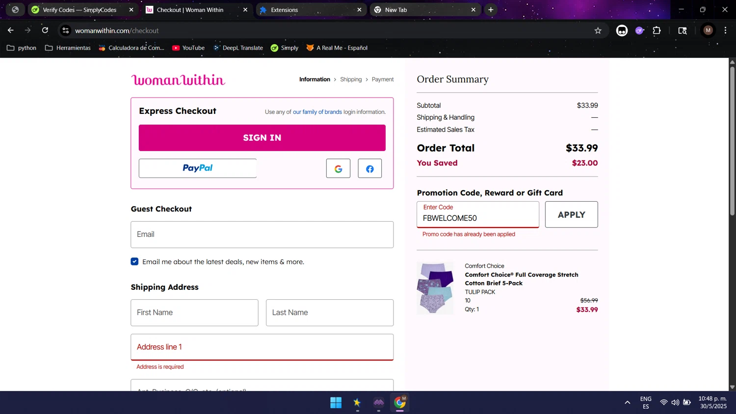 Woman Within Promo Codes - 50% Off (Verified) Jul 2025