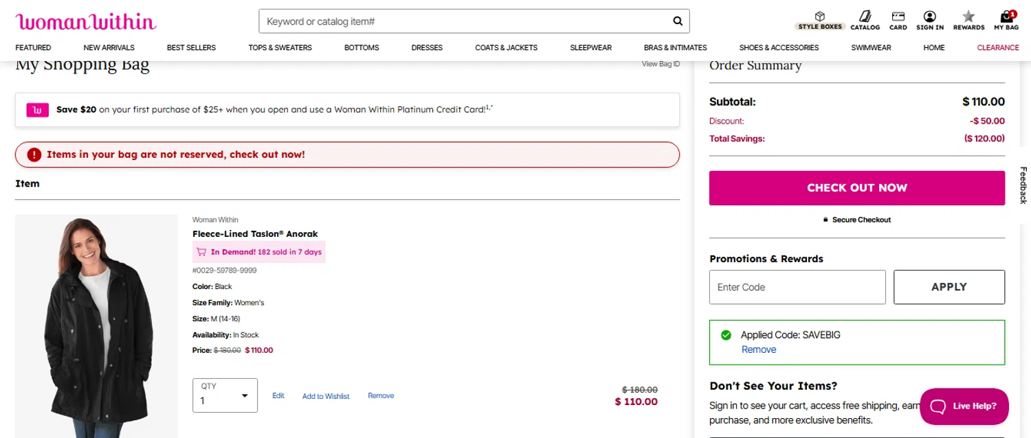 Woman Within Promo Codes - 70% Off (Verified) Oct 2025