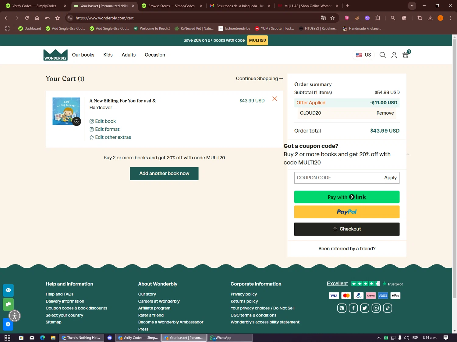 Wonderbly Promo Codes (86 Verified) - 20% Off Oct 2025