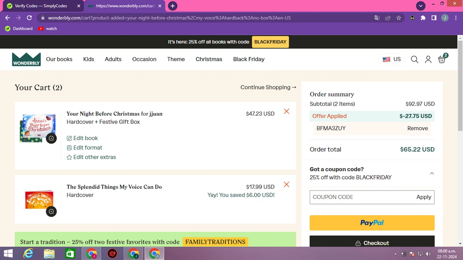 Wonderbly Coupon Codes & Black Friday 2024 Deals - $25 Off