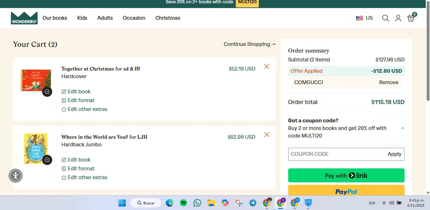 Wonderbly Promo Codes - 20% Off (87 Verified) Nov 2025