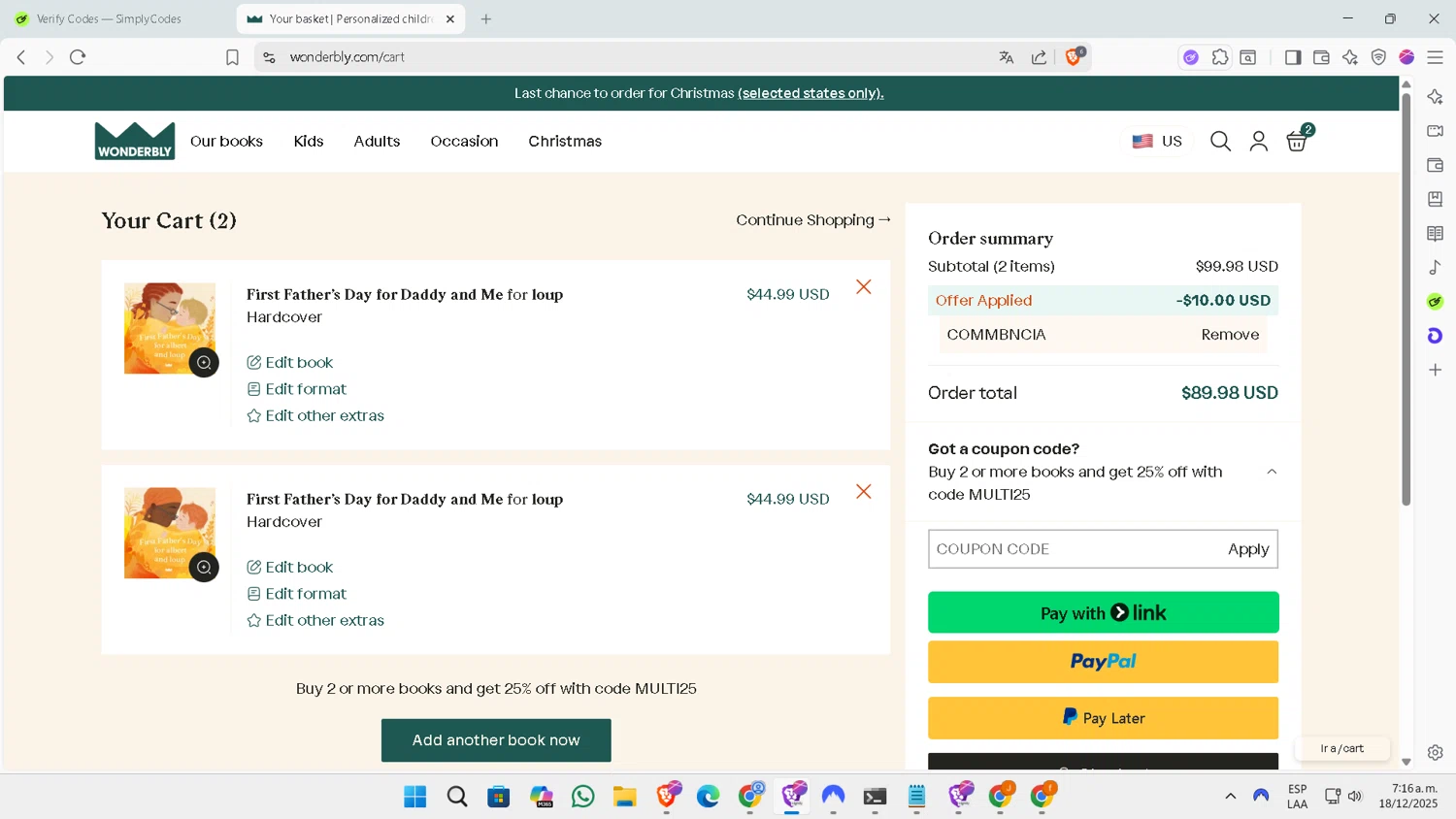 Wonderbly Coupons & Sitewide Discounts December 2025