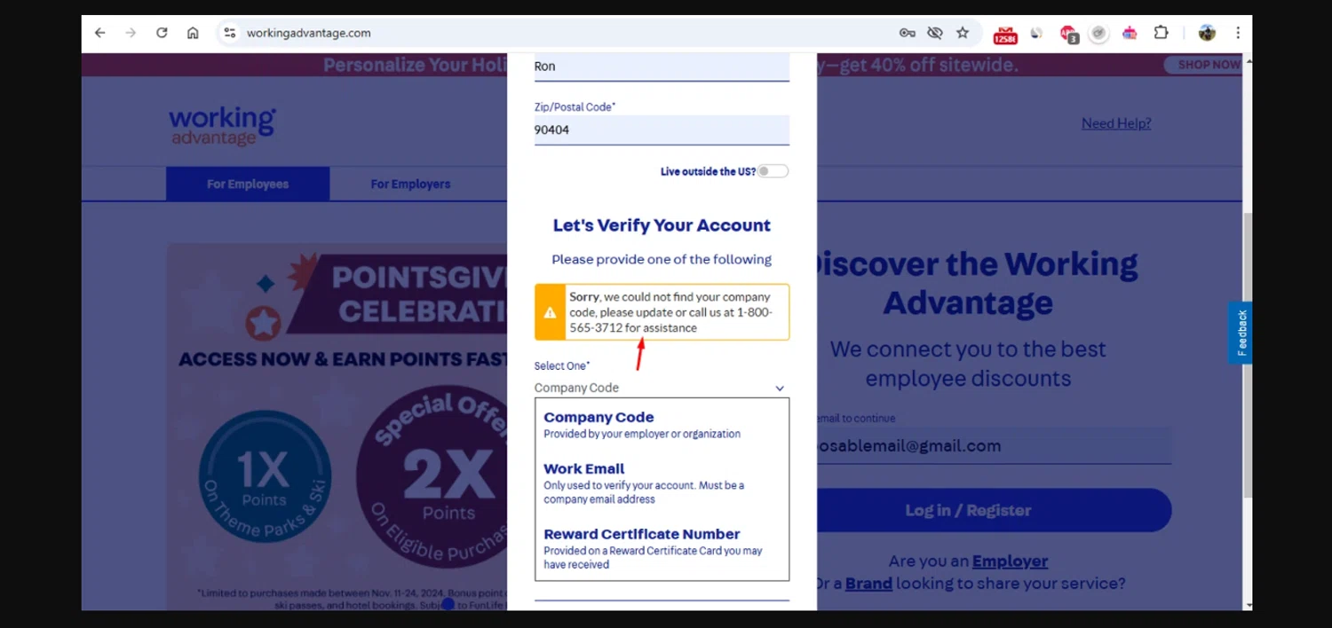 Working Advantage Promo Codes - 20% Off Coupons Dec 2025