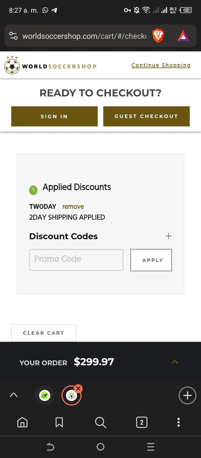 World Soccer Shop Promo Codes - 20% Off | August 2024
