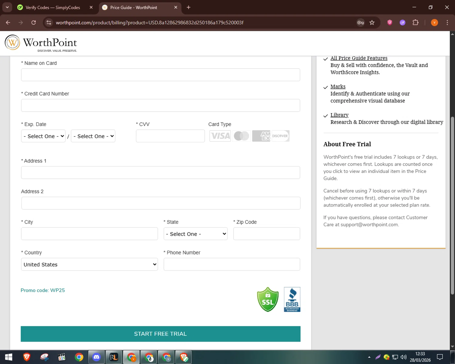 WorthPoint Promo Codes - 25% Off (1 Verified) Jun 2026