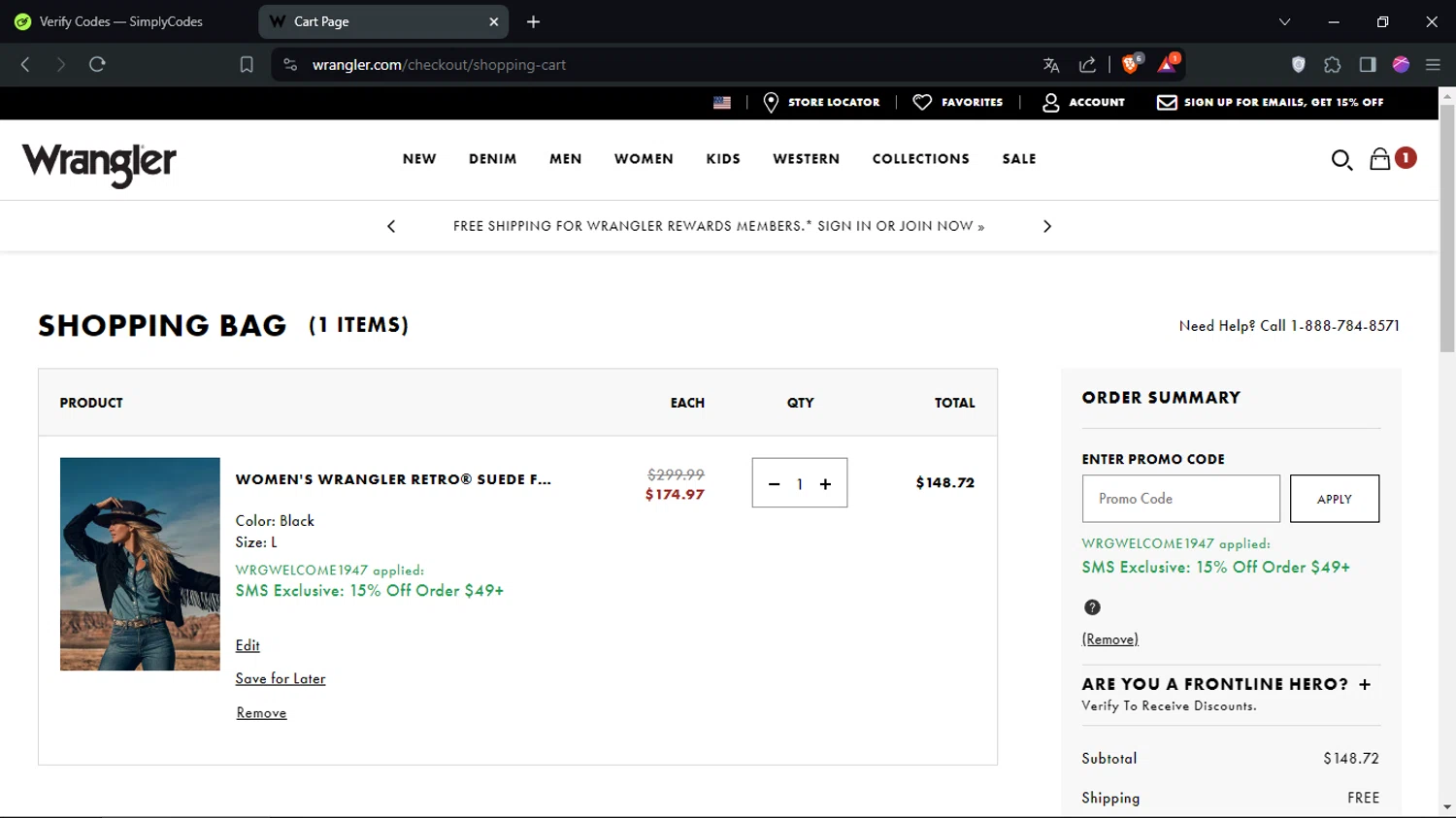 Wrangler Promo Codes - 15% Off Discount Codes in August 2024 | SimplyCodes