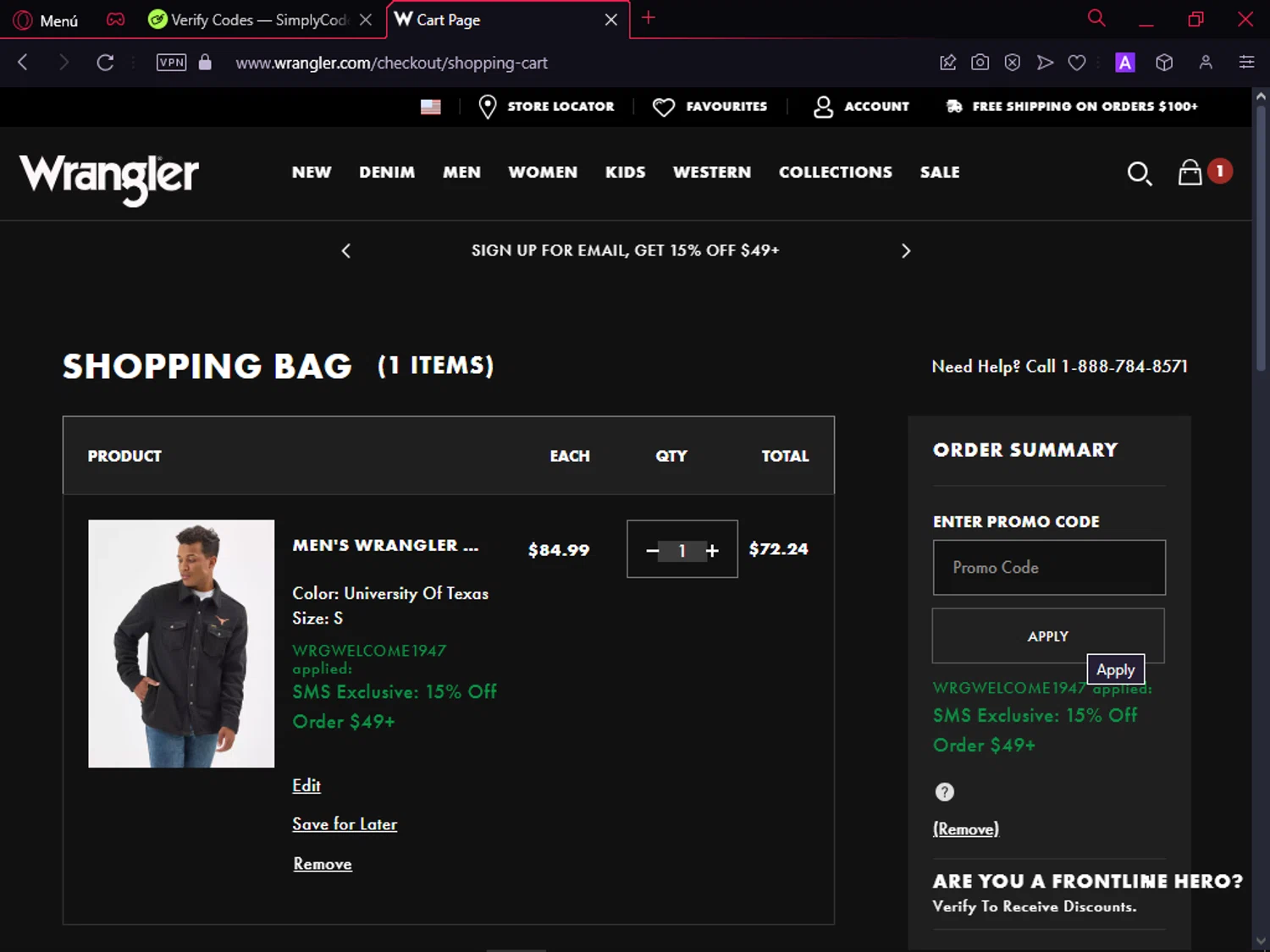 Wrangler Promo Codes - 15% Off | September 2024